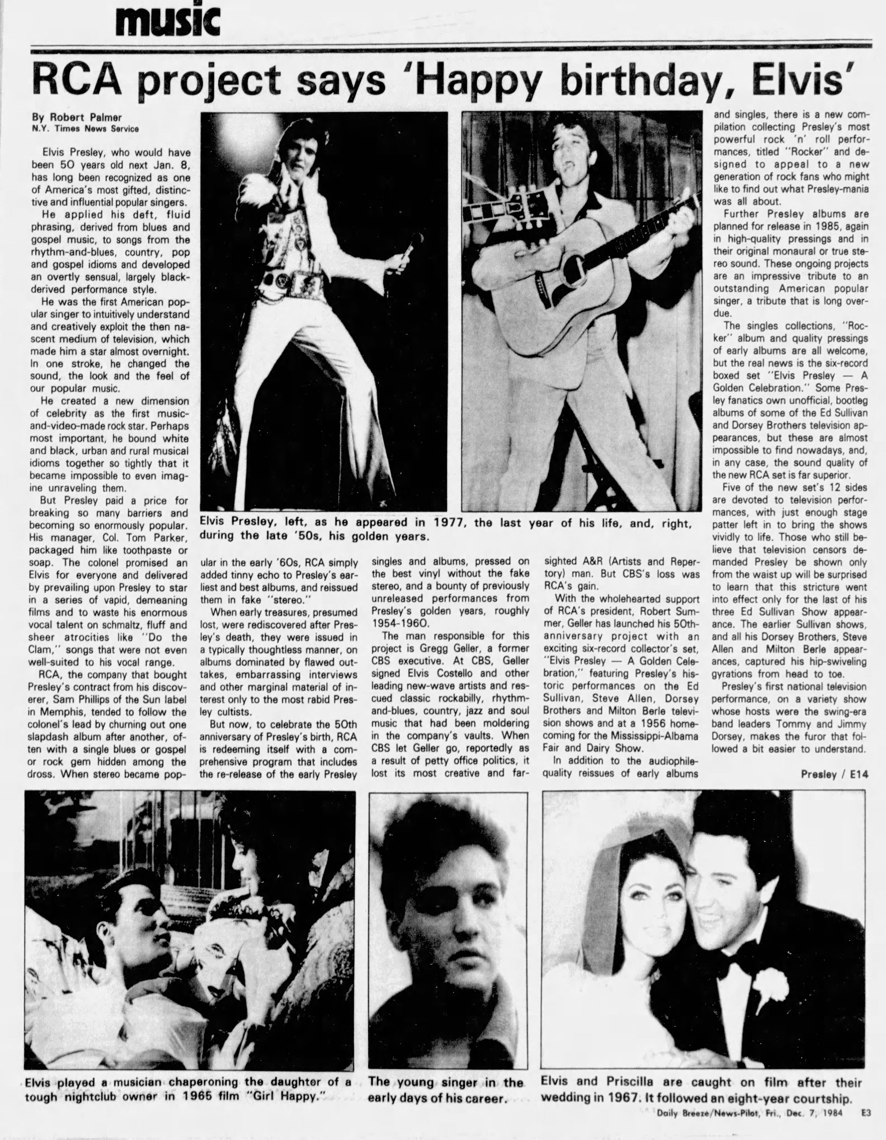 Elvis at Fifty: The 1985 Gregg Geller Supervised Elvis Presley Albums ...