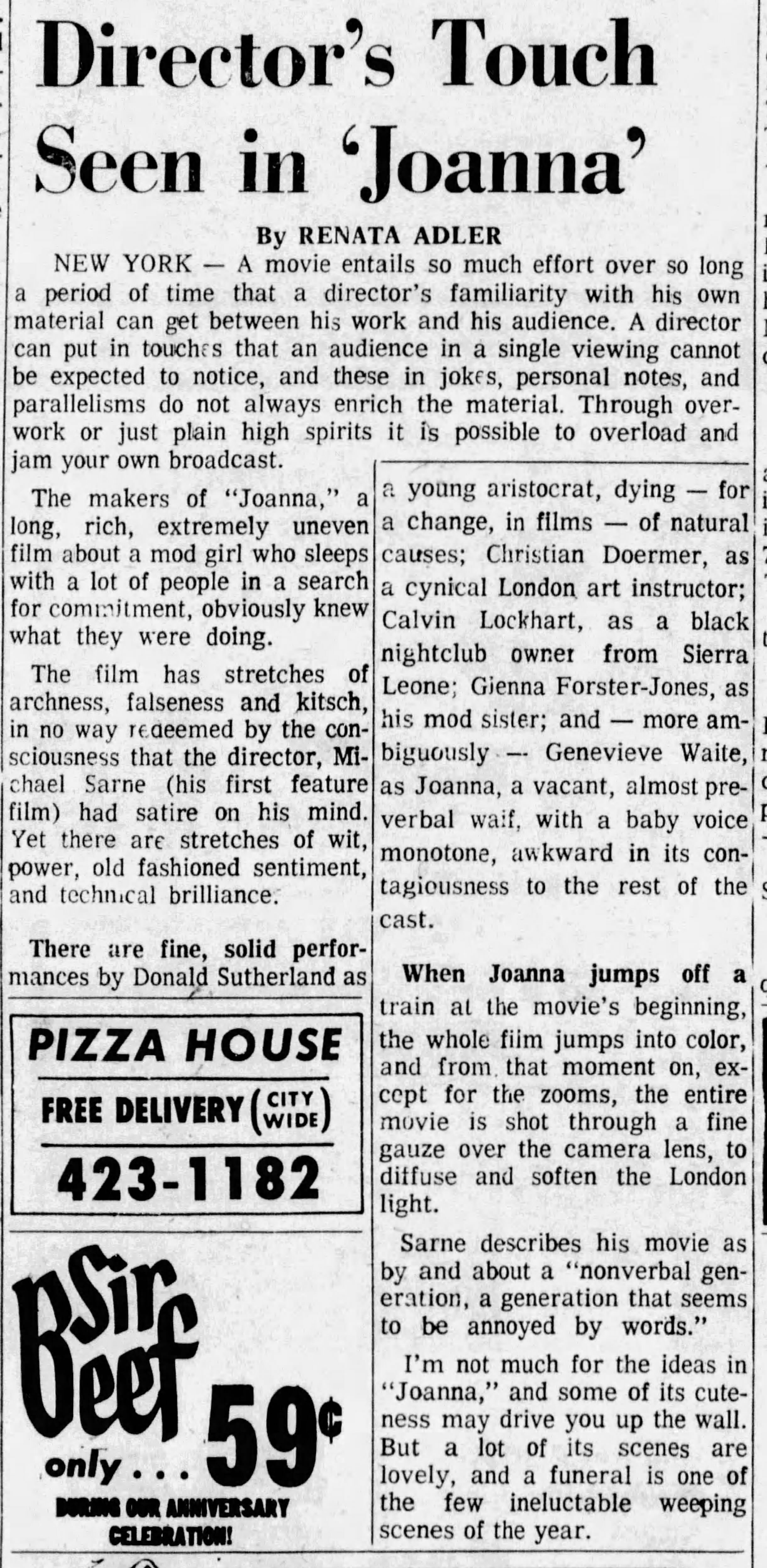 A Most Bitter Piece of Candy: Joanna (1968) – Nostalgia Kinky