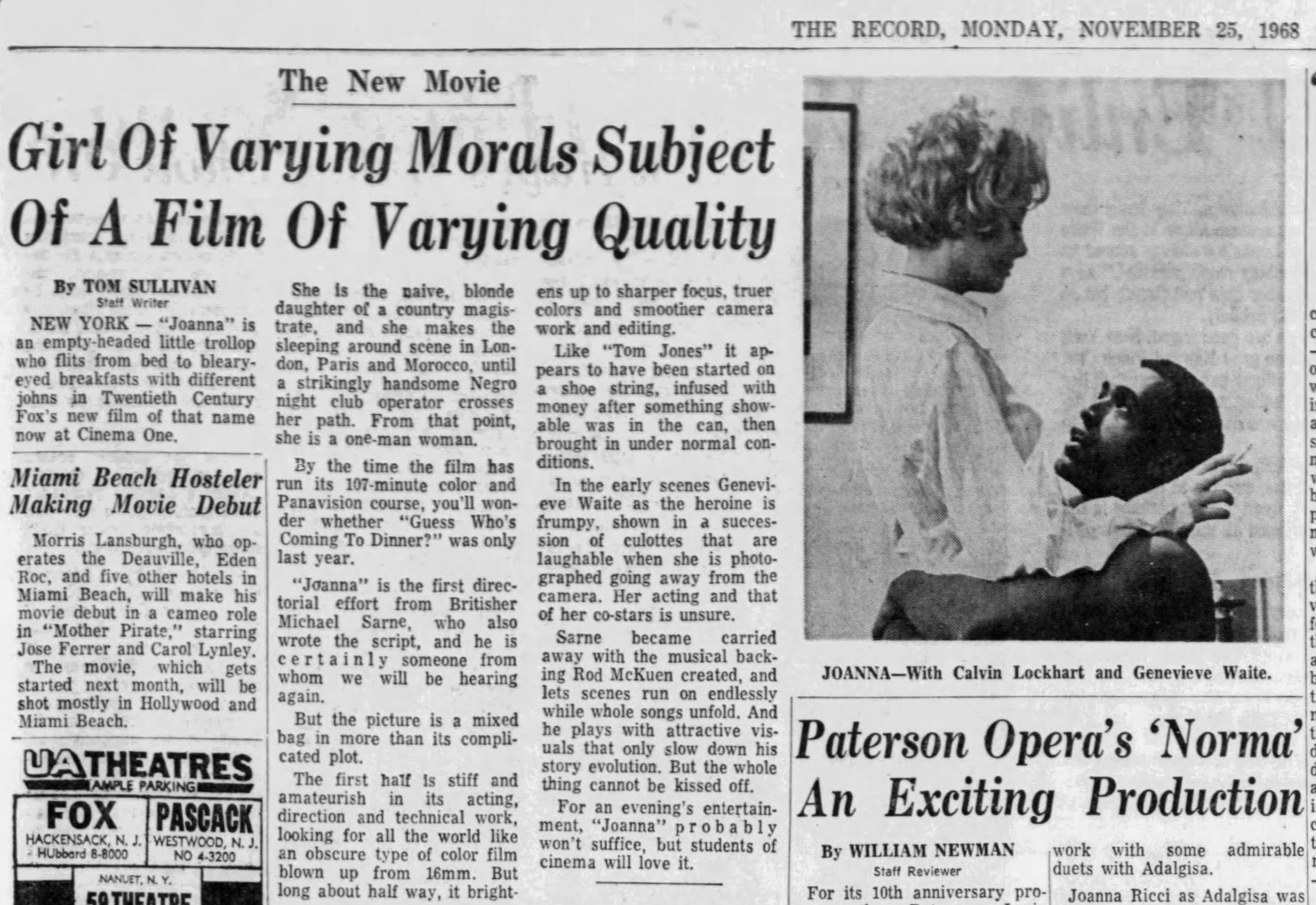 A Most Bitter Piece of Candy: Joanna (1968) – Nostalgia Kinky