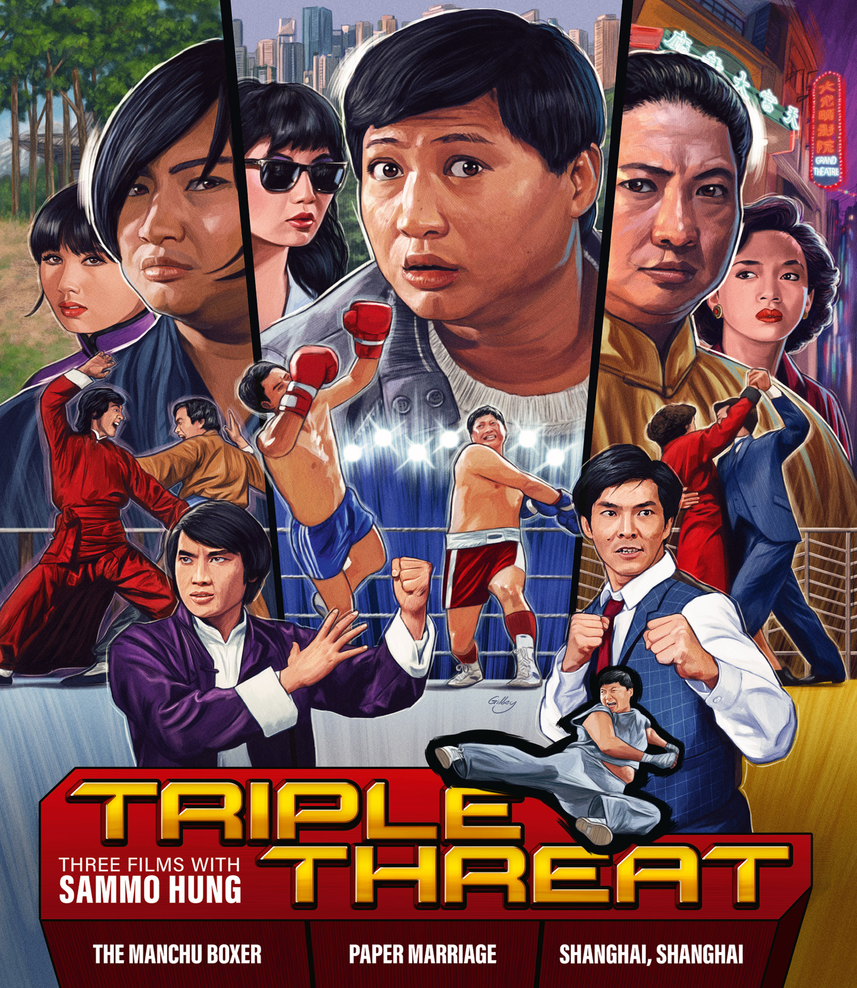 TRIPLE THREAT: THREE FILMS WITH SAMMO HUNG Blu-ray set from Eureka ...
