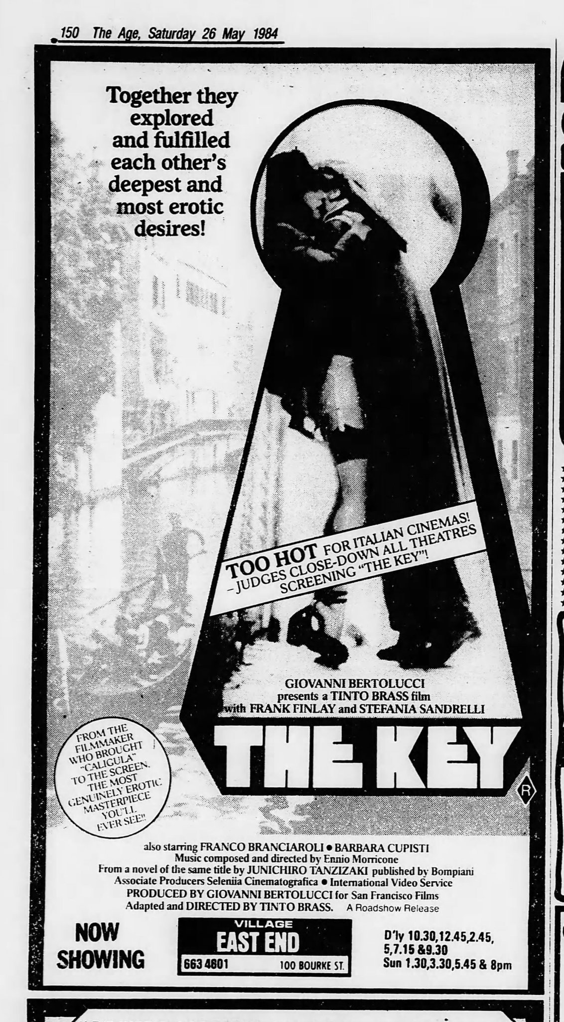Cult Epics continues its 4K Tinto Brass Collection with THE KEY (1983 ...