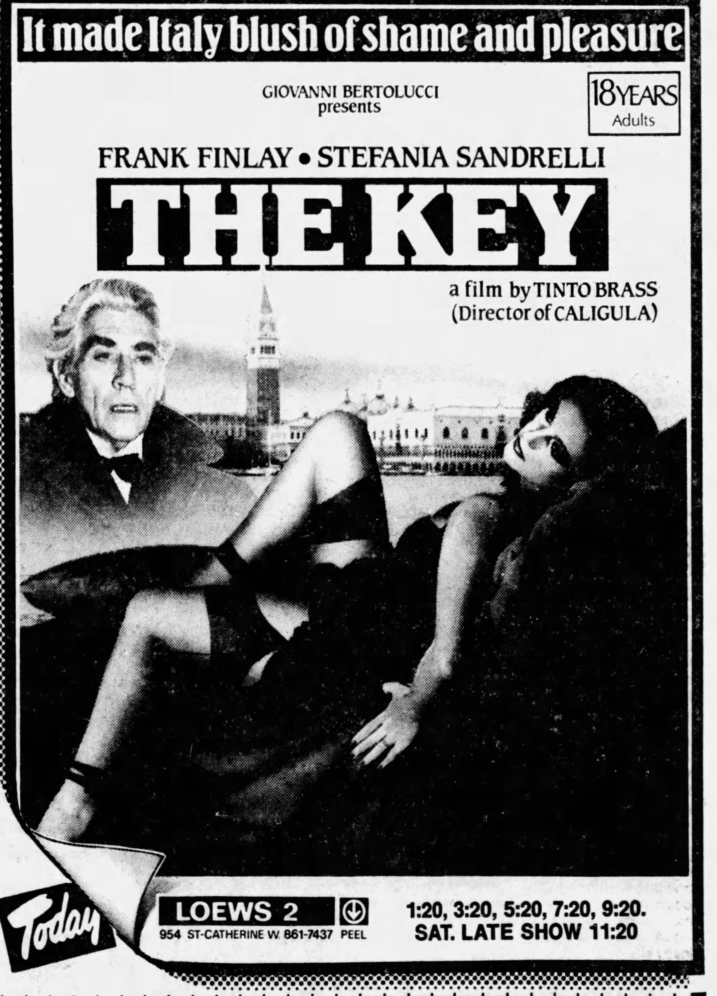 Cult Epics continues its 4K Tinto Brass Collection with THE KEY (1983 ...