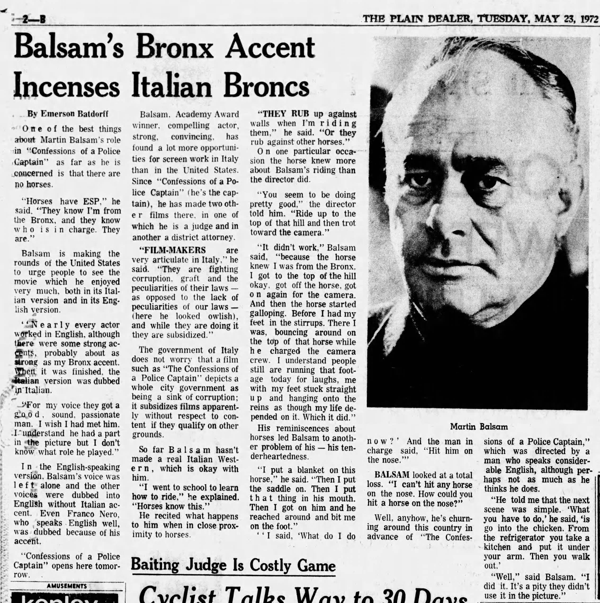 Preserving Disorder: Damiano Damiani’s Confessions of a Police Captain ...